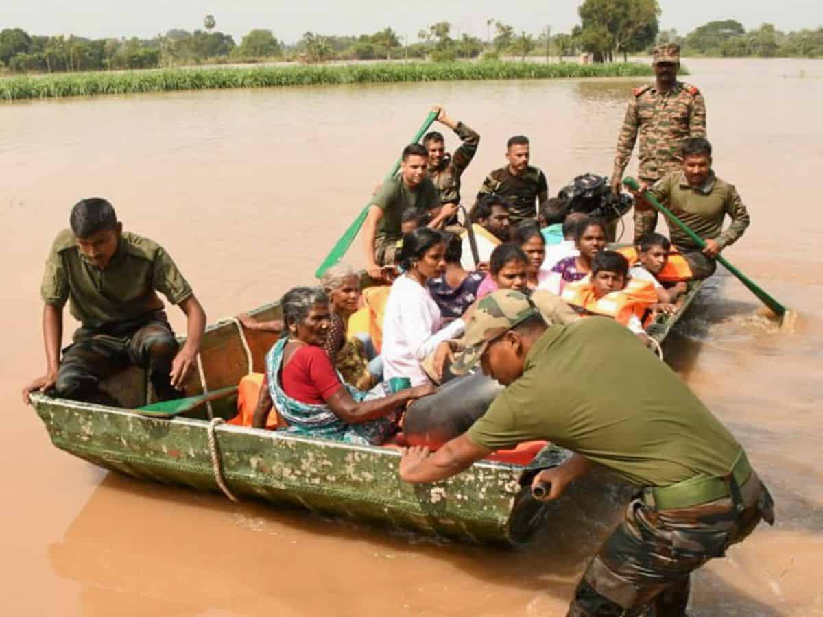 Cyclone Fengal aftermath: Rescue work